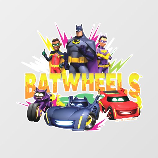Batwheels™ Superhero Team Wall Decal | Zazzle