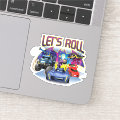 Batwheels™ Team - Let's Roll Sticker | Zazzle