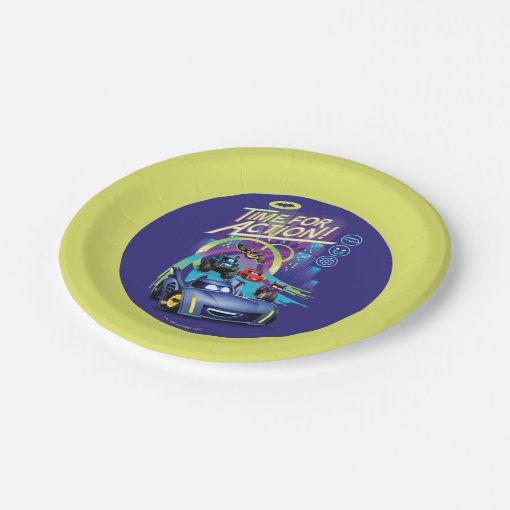 Batwheels™ - Time for Action Paper Plates | Zazzle