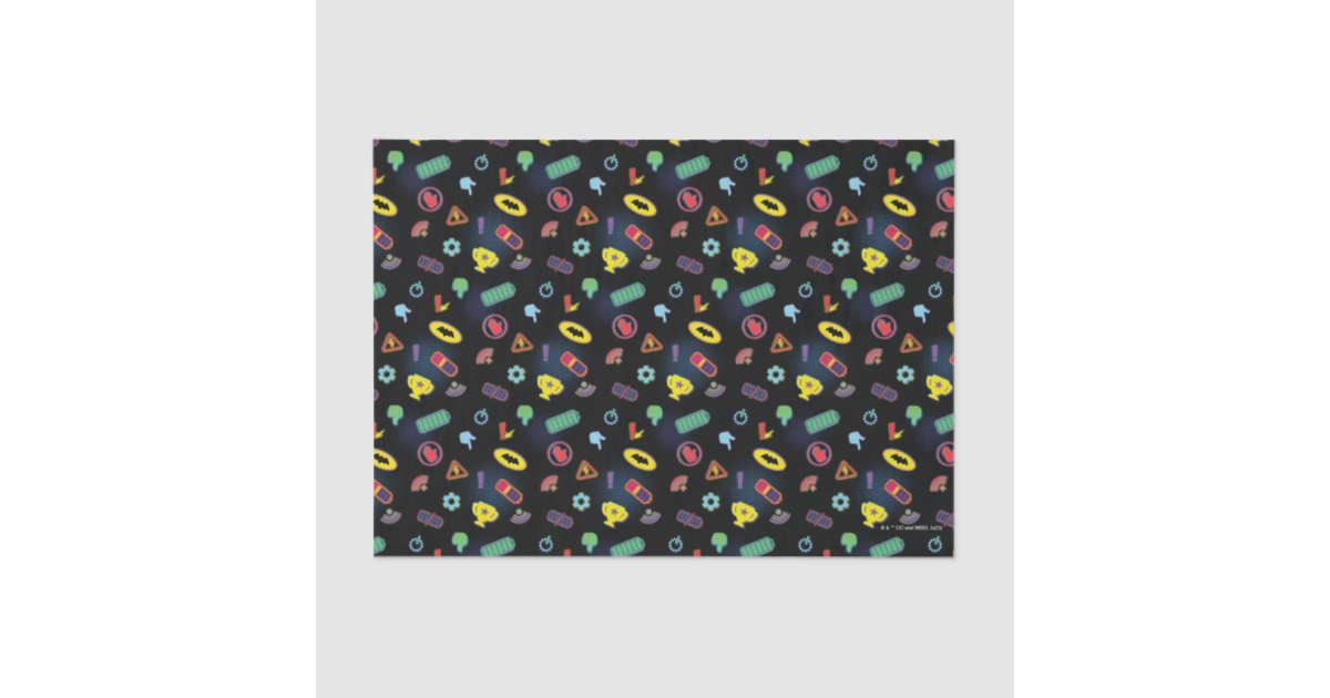 Batwheels™ Vehicle Icon Pattern Tissue Paper | Zazzle