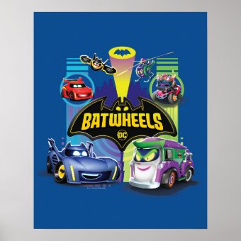 Batwheels™ Vs Legion of Zoom Poster | Zazzle