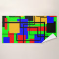 Bauhaus Rectangles and Lines Bath Towel Set | Zazzle