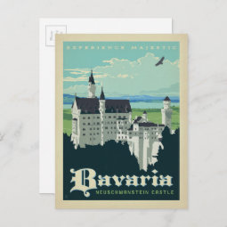 Bavaria, Neuschwanstein Castle Postcard | Zazzle