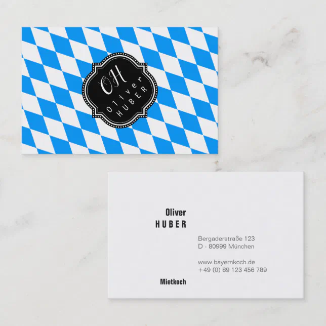 Bavaria Professional: german size Business Card | Zazzle