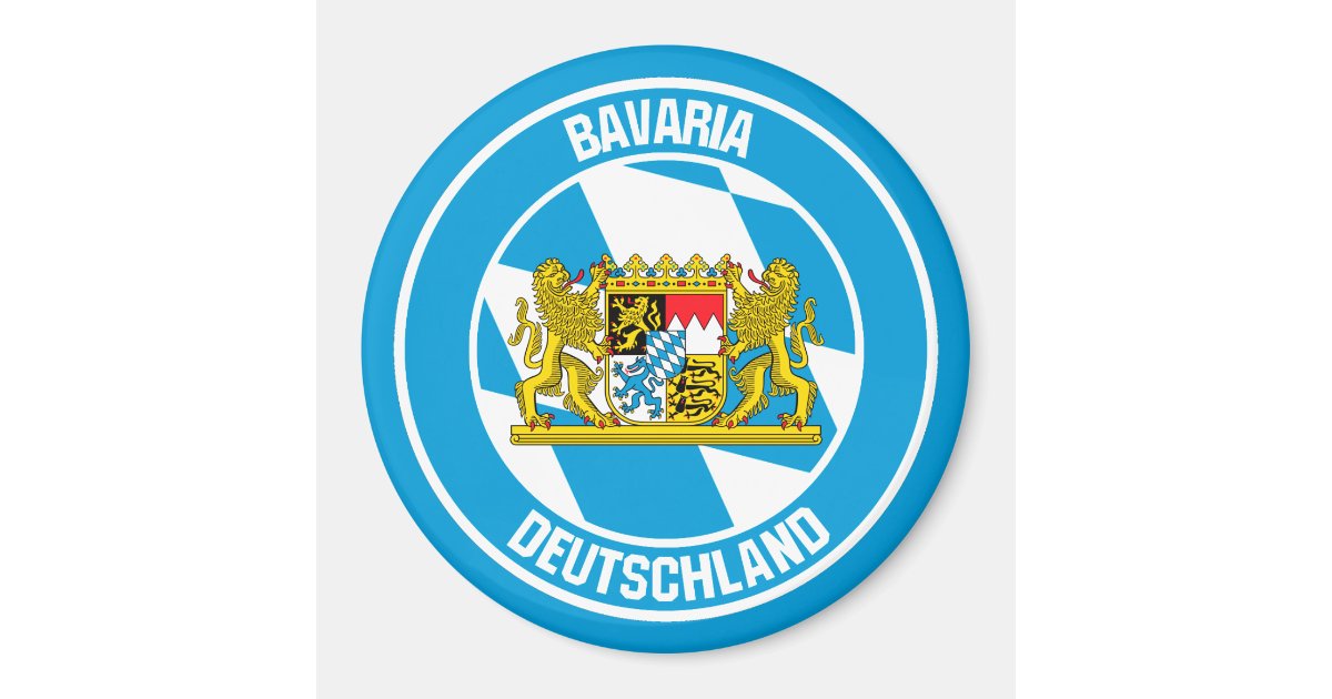 Bavaria Round Emblem Magnet | Zazzle