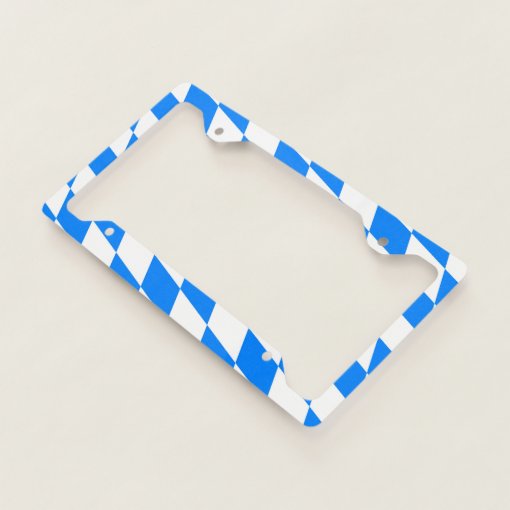 Bavarian Flag License Plate Frame | Zazzle