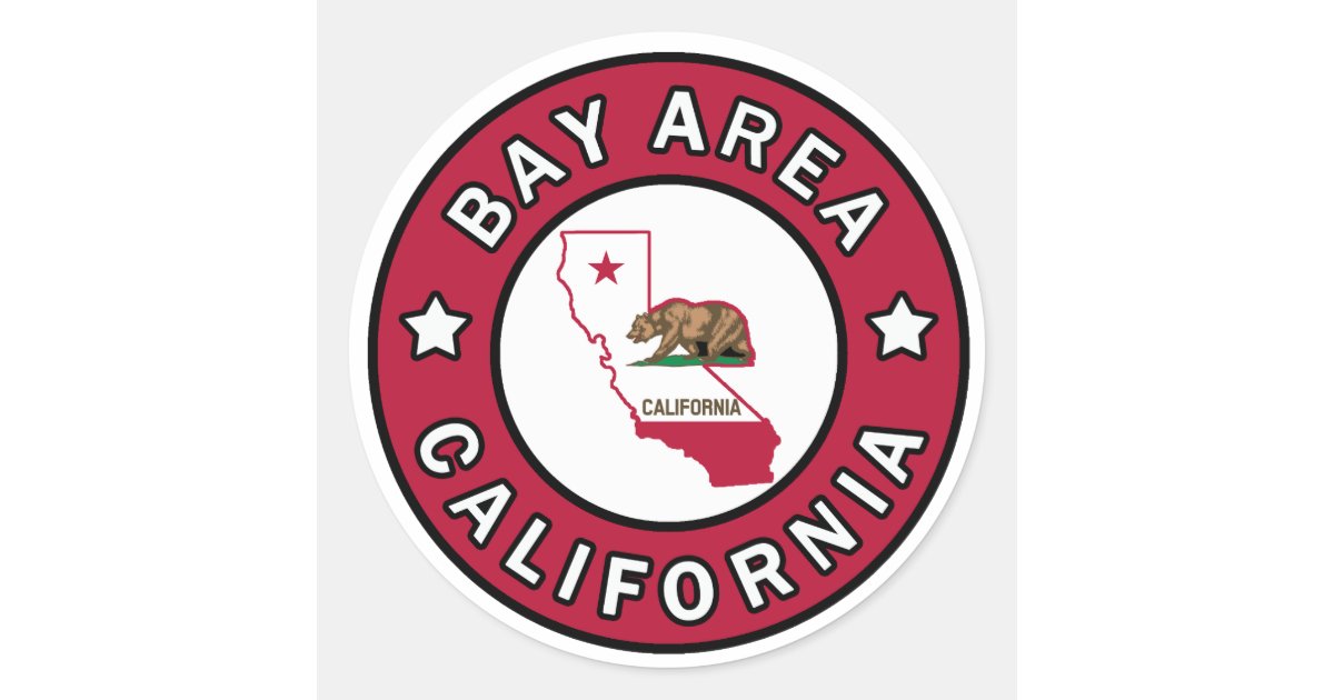 Bay Area California sticker | Zazzle