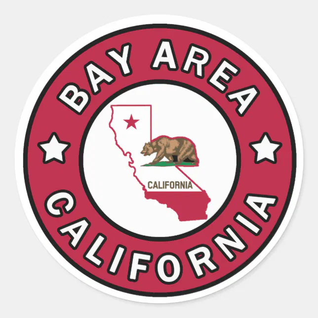 Bay Area California sticker | Zazzle