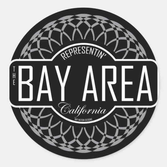 Bay Area Classic Round Sticker | Zazzle.com