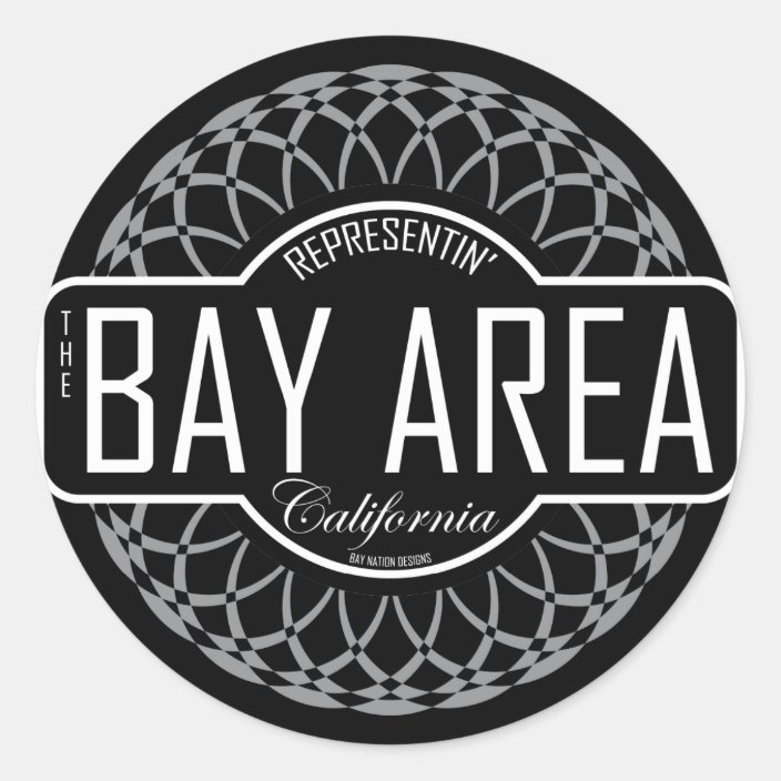 Bay Area Classic Round Sticker | Zazzle.com
