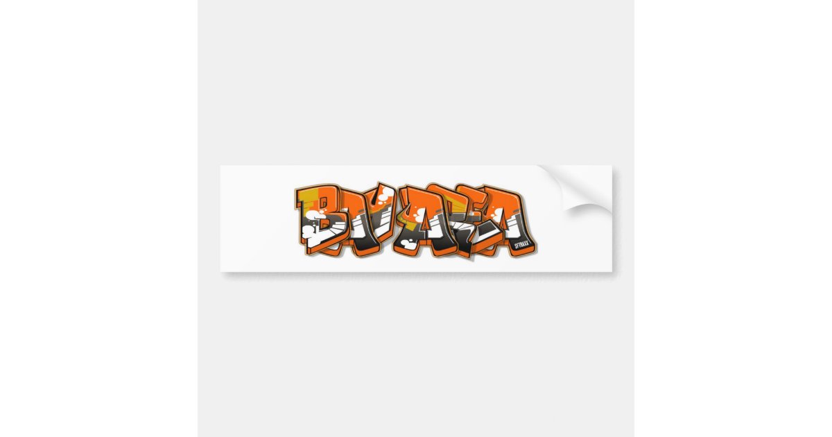Bay Area Graffiti Bumper Sticker | Zazzle