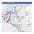 Bay Area Transit Map with Detailed Legend Poster | Zazzle