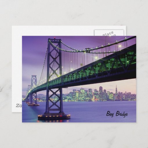 Bay Bridge Postcard | Zazzle