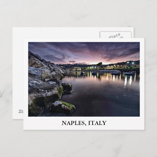 Bay of Naples in Italy Postcard | Zazzle