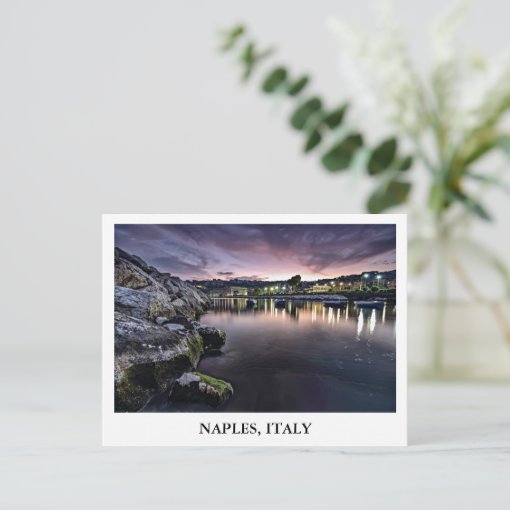 Bay of Naples in Italy Postcard | Zazzle