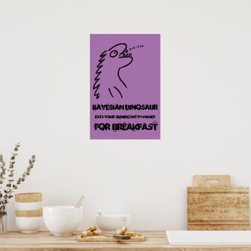 Bayesian statistics poster | Zazzle