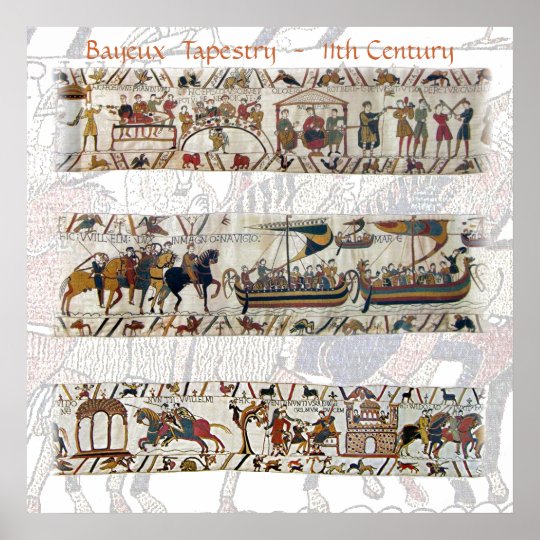 Bayeux Tapestry 11th Century Poster | Zazzle.com