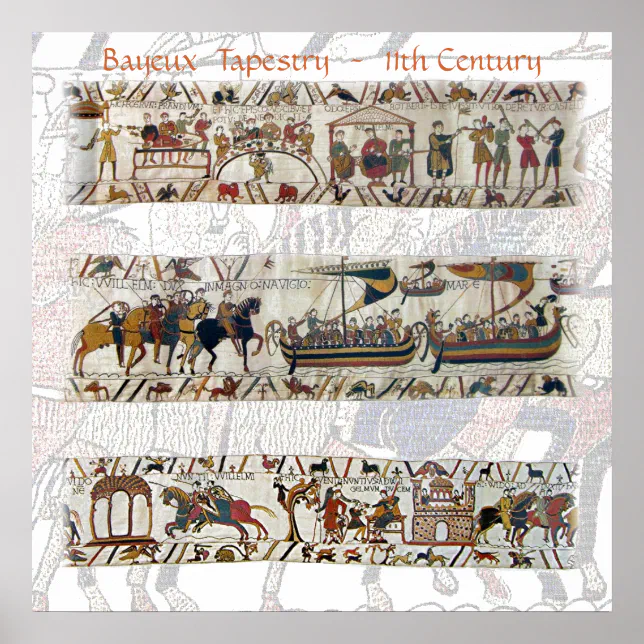 Bayeux Tapestry 11th Century Poster | Zazzle