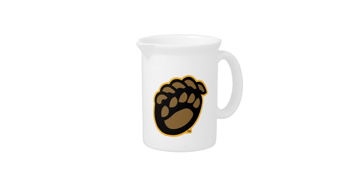 Baylor Bear Paw Beverage Pitcher | Zazzle