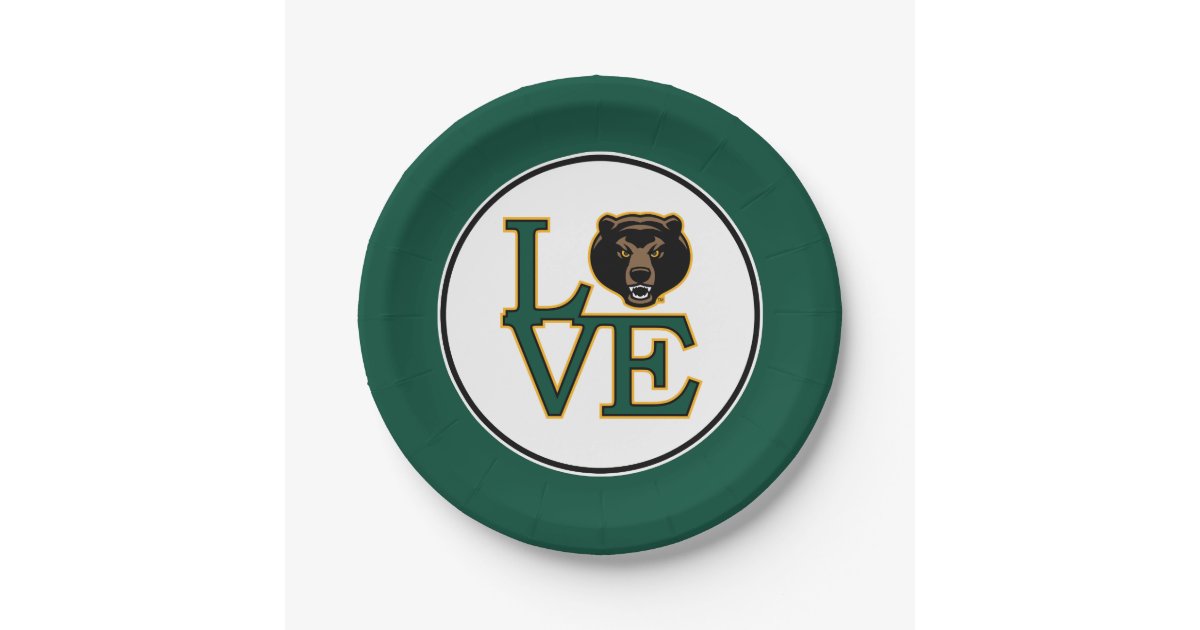 Baylor Love Paper Plates | Zazzle