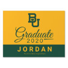 Baylor University Graduate 2020 Sign | Zazzle