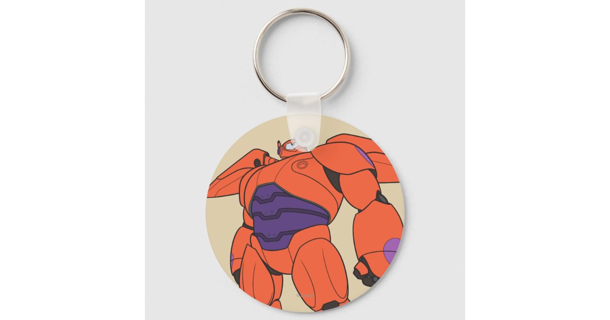 Baymax Orange Suit Keychain | Zazzle