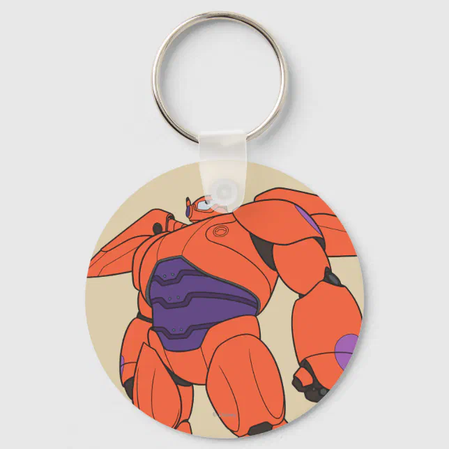Baymax Orange Suit Keychain | Zazzle