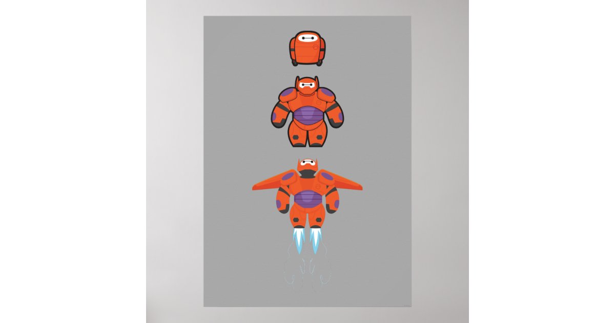 Baymax Orange Super Suit Poster | Zazzle