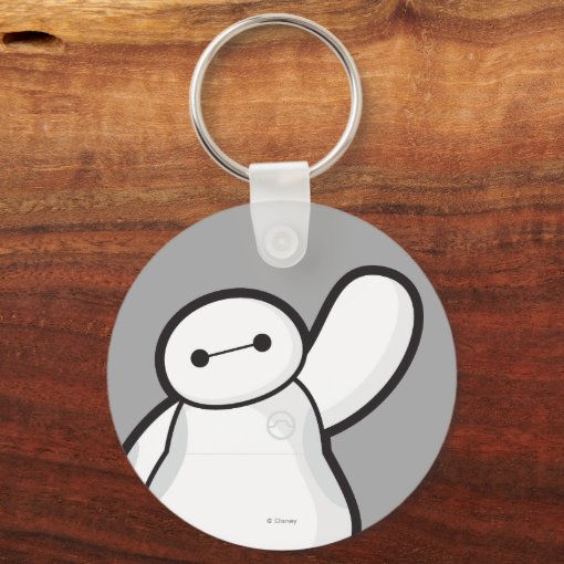 Baymax Waving Keychain | Zazzle