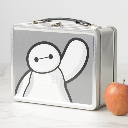 Baymax Waving Metal Lunch Box | Zazzle