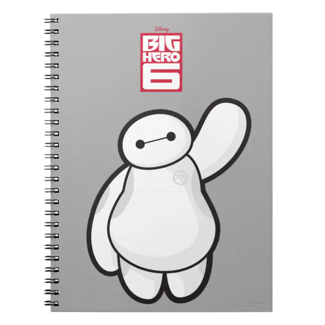 Baymax Waving Notebook | Zazzle