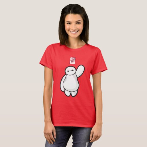 Baymax Waving T-Shirt | Zazzle