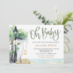 Bayou Swamp Baby Shower Invitation | Zazzle
