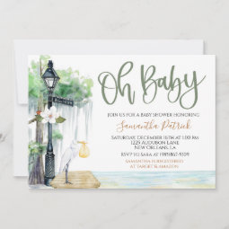 Bayou Swamp Baby Shower Invitation | Zazzle