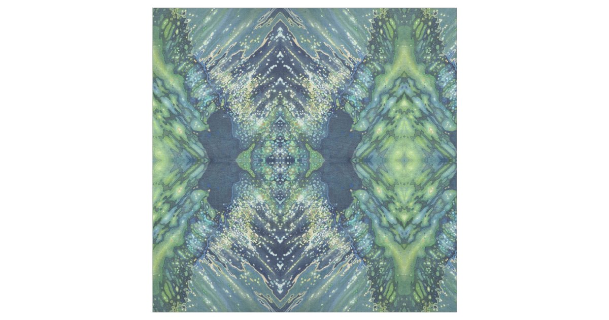 'Bayshore' Navy Green Nautical Coastal Fabric Juul | Zazzle