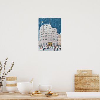 BBC's Broadcasting House Poster | Zazzle