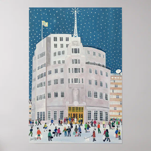 BBC's Broadcasting House Poster | Zazzle