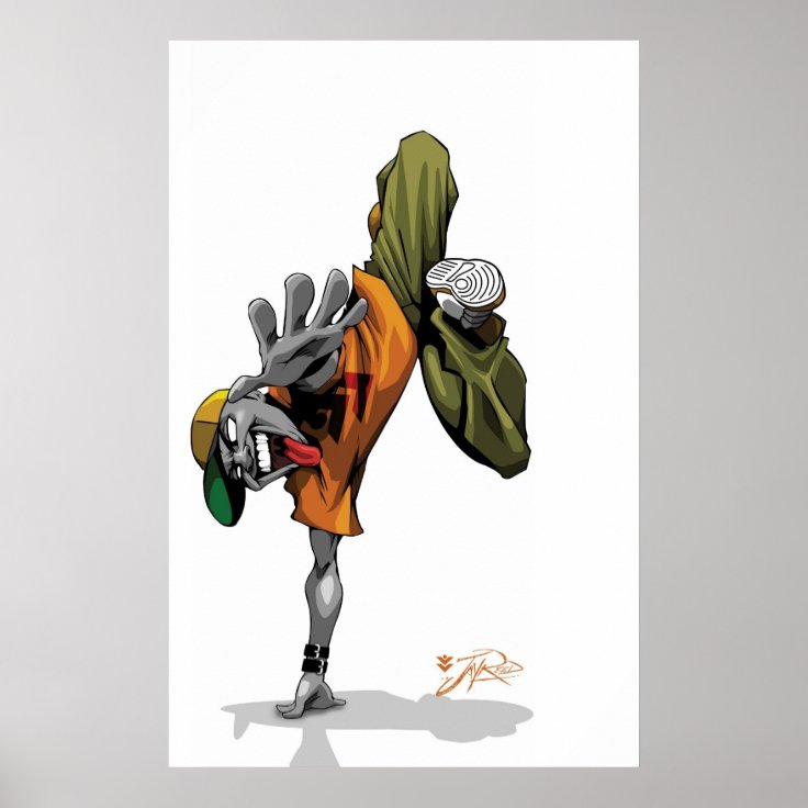 BBOY pose Poster | Zazzle