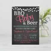BBQ Baby Beer BaBy-Q Book Card & Shower Invitation | Zazzle