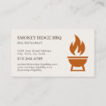 BBQ Barbecue Restaurant Catering Service Photo Business Card | Zazzle