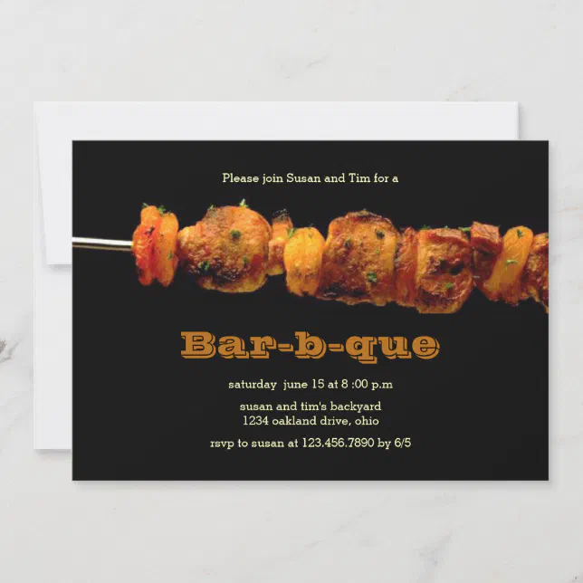 BBQ/Barbeque Party Invitation | Zazzle