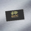 BBQ | BBQ Grill Pig Funny Pork Id Smoke That Roast Business Card Magnet ...