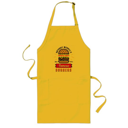 BBQ Burger Custom Apron | Zazzle.com