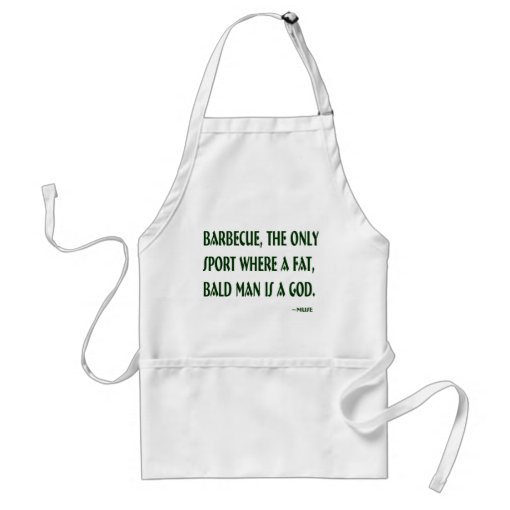 BBQ god Apron | Zazzle