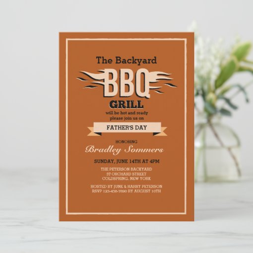 BBQ Invitation | Zazzle