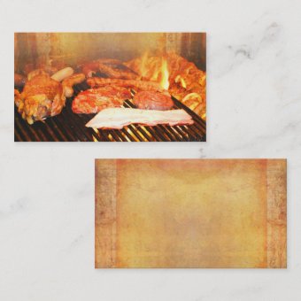 BBQ Party Business Card | Zazzle