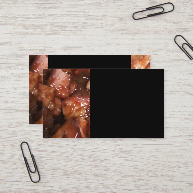 BBQ Pork Business Card | Zazzle