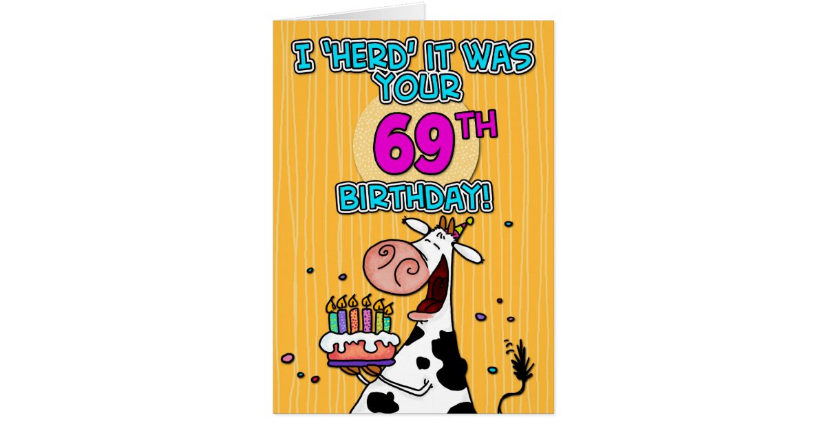 bd cow - 69 | Zazzle