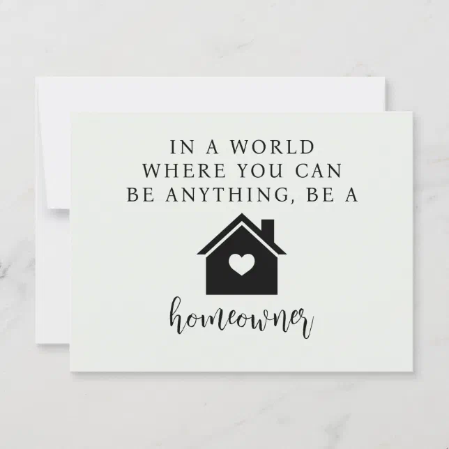 Be a Homeowner Marketing Real Estate Postcard | Zazzle