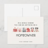 Be a Homeowner Real Estate Marketing Postcard | Zazzle